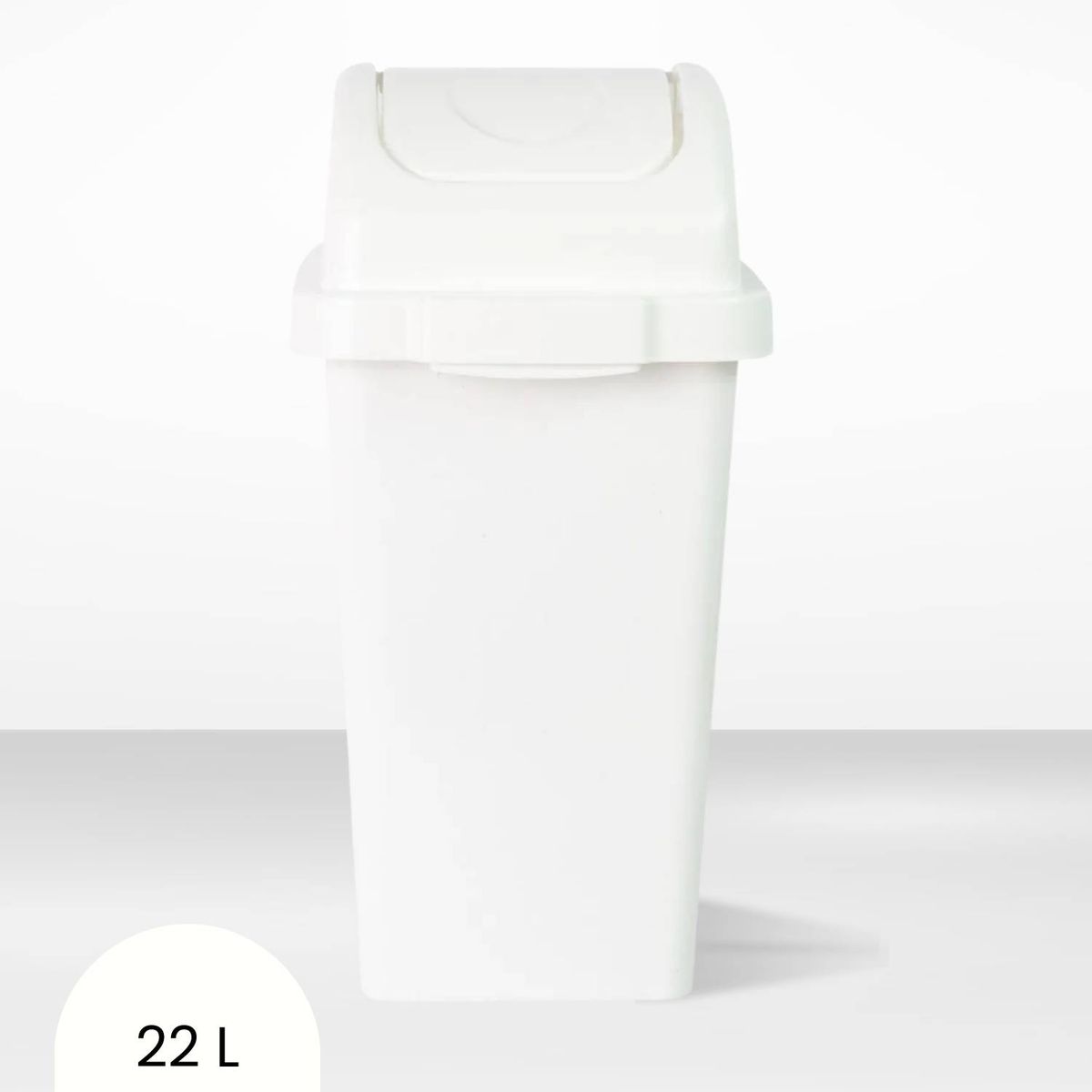 Papelera de Polipropileno Vaivén Elite Basa Blanco 22 Litros BASA ...