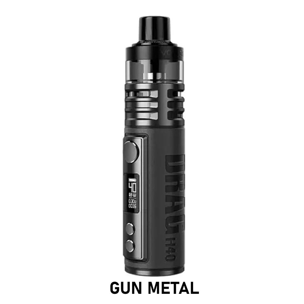 VOOPOO DRAG H40 Kit 40W, 1500 mAh Batería, 5ml - Diseño: GUN METAL ...