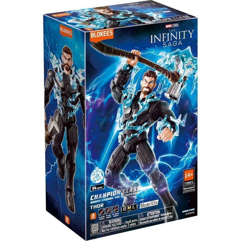 Blokees Marvel Infinity Saga Champion Class Thor Armable - 73921 HASBRO ...