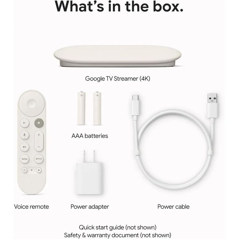 Convertidor a un Smart TV de última generación Google TV Streamer 4K ...