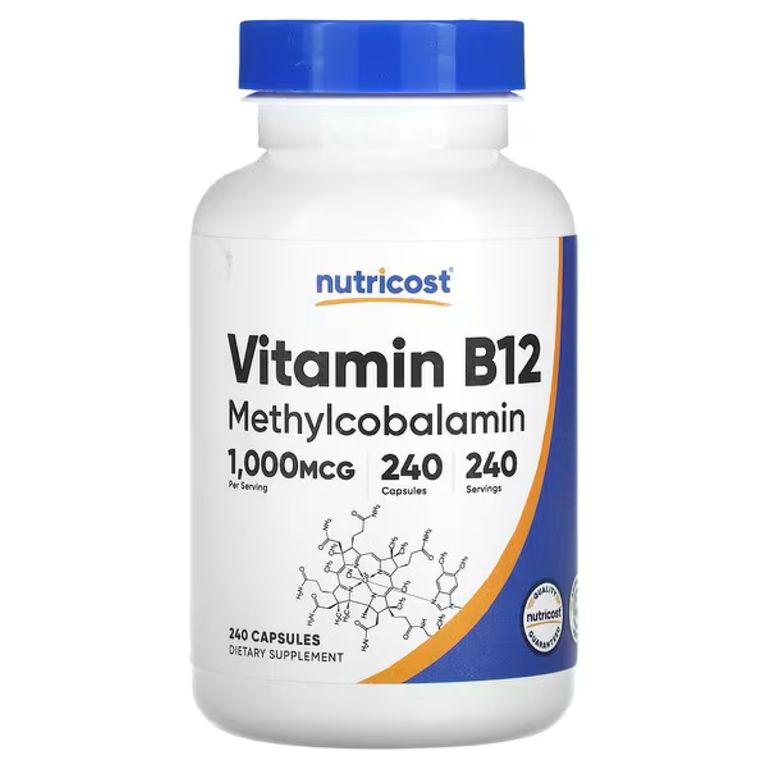 VITAMIN B12 1000MG 240 CAP NUTRICOST | falabella.com