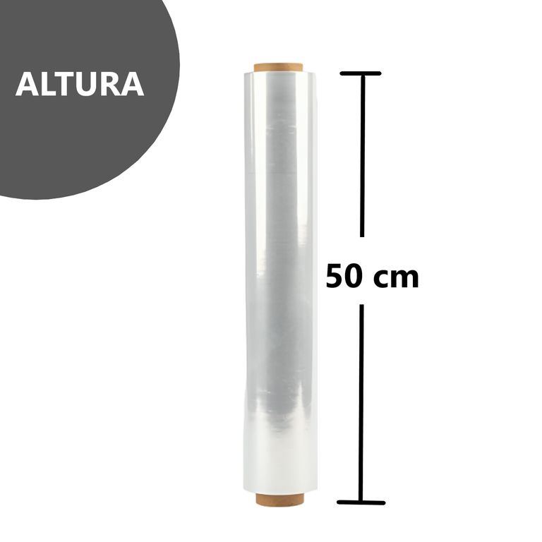 Kit 3 Stretch Film Transparente de embalar - 20 in (50 cm) GENERICO ...