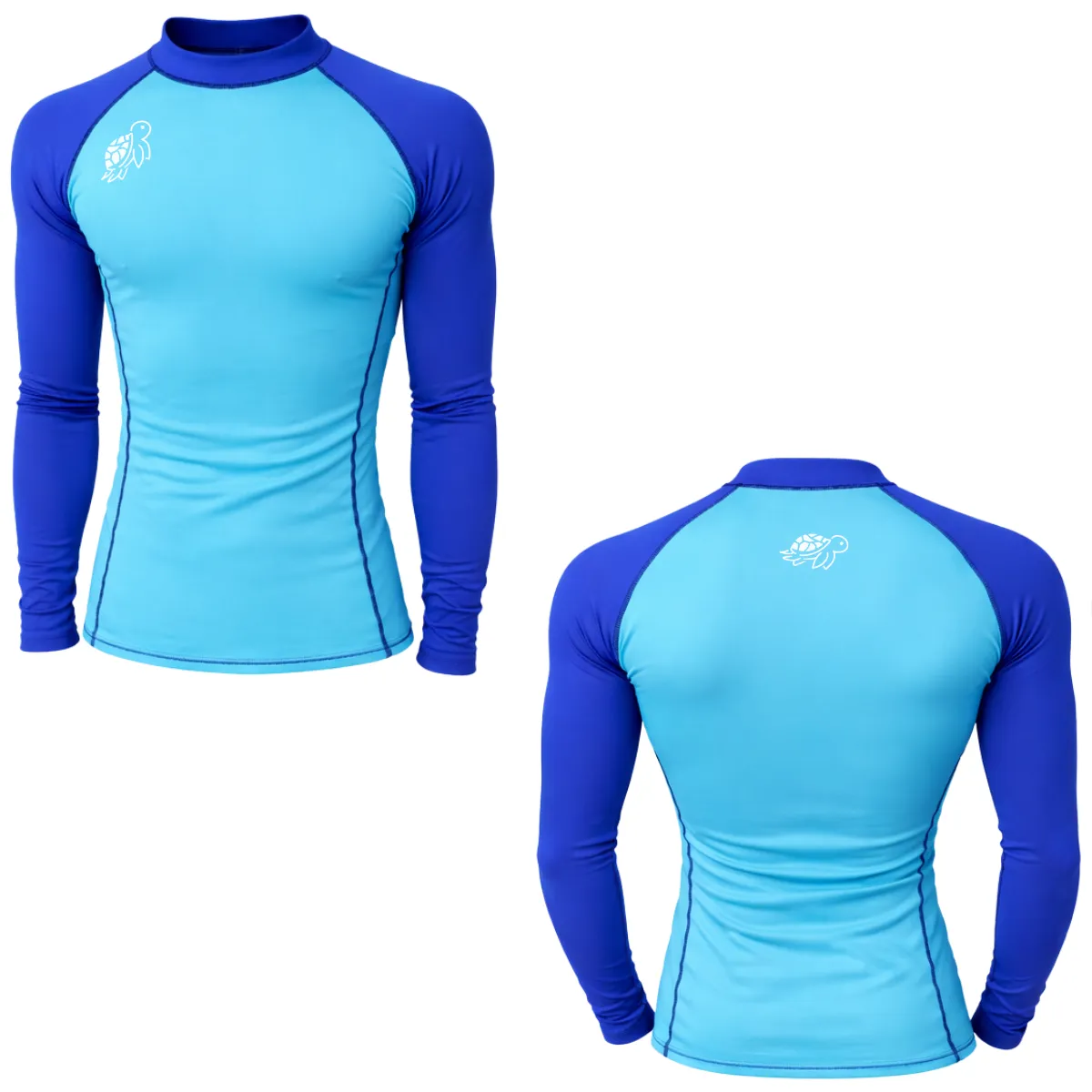 LICRA CON PROTECCION UV AQUAMODA LAMCCMATLBR UNISEX CELEST CON MANGA ...