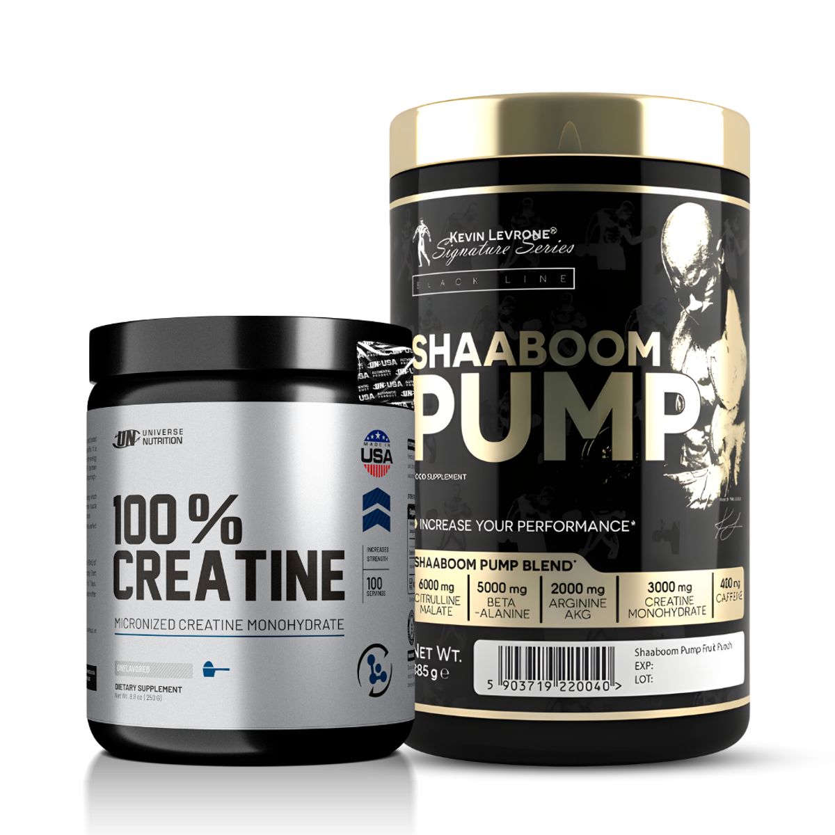 Shaaboom pump 385 g - 44 servicios / Pre-Entreno Kevin Levrone ...