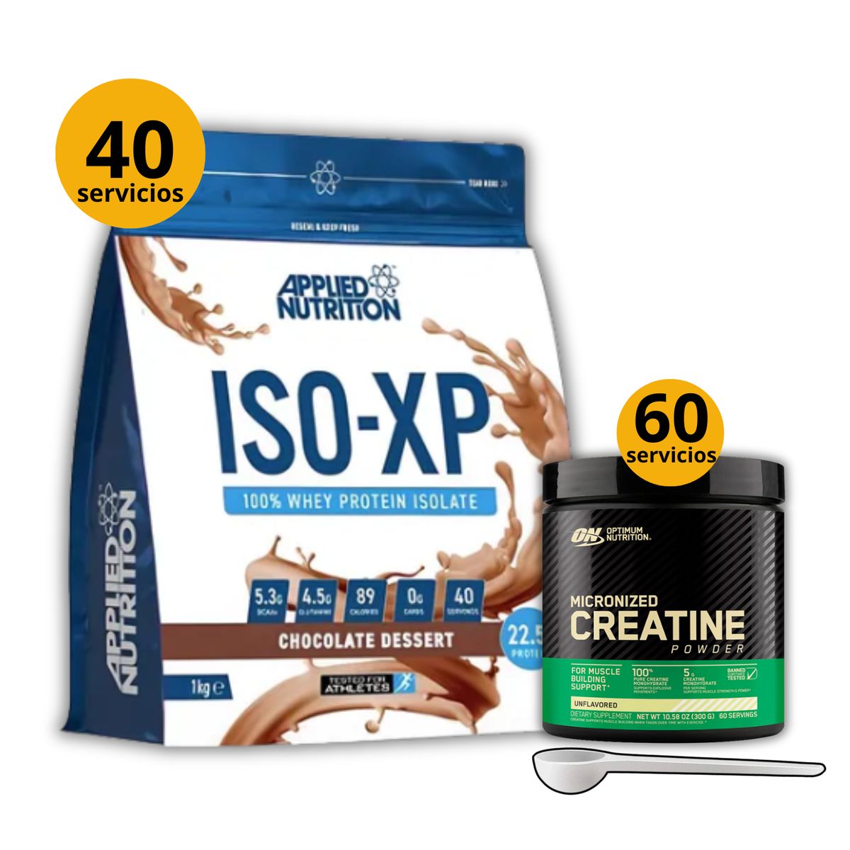 Proteína Iso xp 1kg Applied Nutrition Chocolate + Creatina Optimum ...