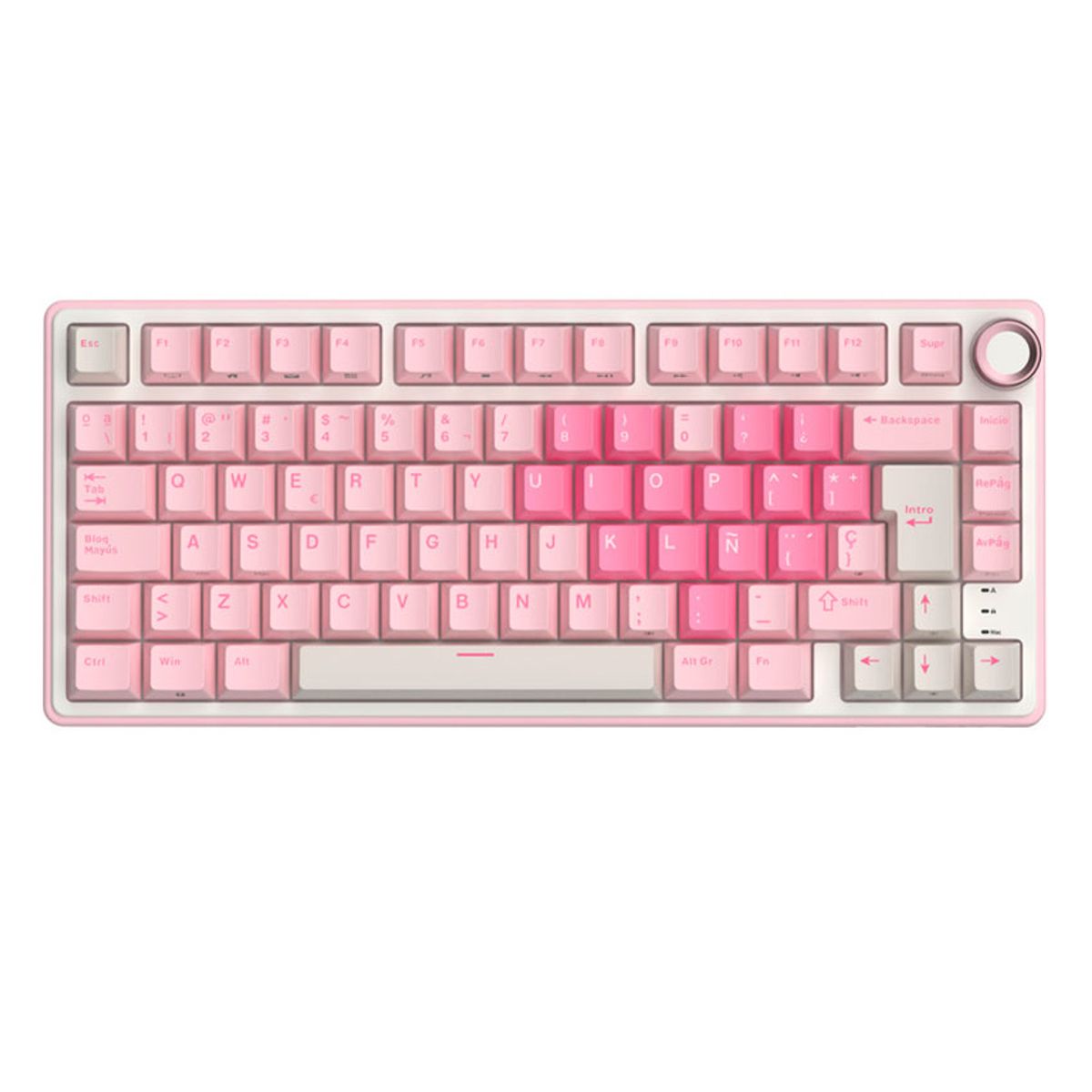 Teclado Royal Kludge RK R75 Cableado PINK MELODY - CREAMY SWITCH ROYAL ...