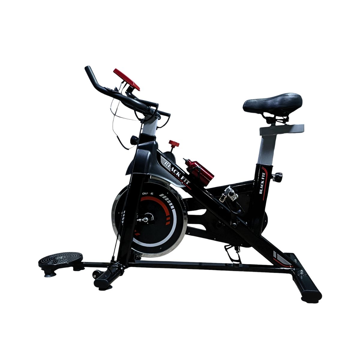 BICICLETA SPINNING DE 15KG PRO NEGRO Y ROJO GENERICO | falabella.com