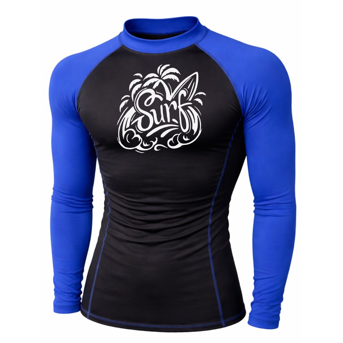 LICRA CON PROTECCION UV AQUAMODA LAMNMALSURFBR UNISEX NEGRO CON MANGAS ...