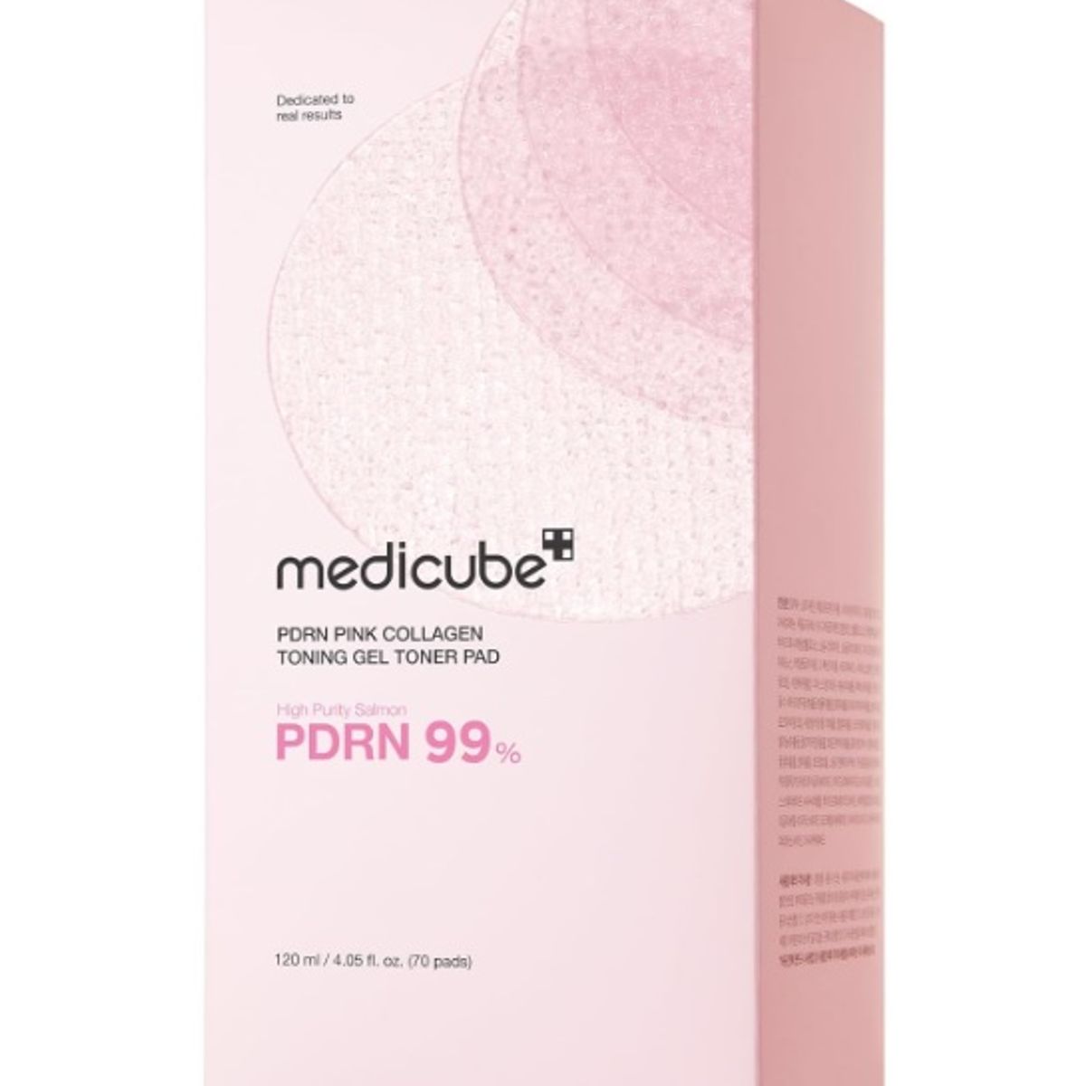 Medicube Almohadillas de tóner Salmon DNA PDRN Pink Collagen Jelly -70 ...