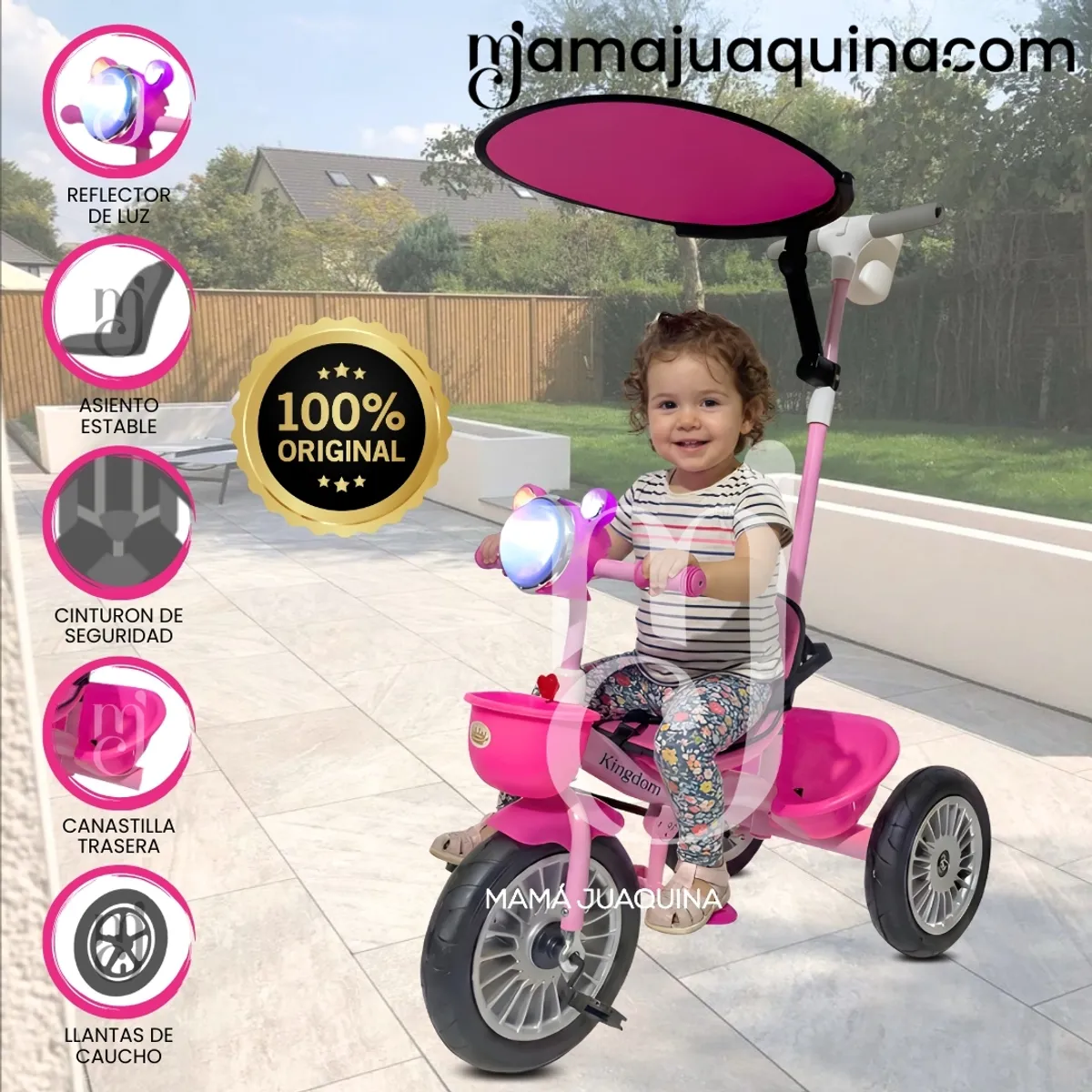 Triciclo con Guiador « JANUCK » Edición Especial Pink BABY | falabella.com