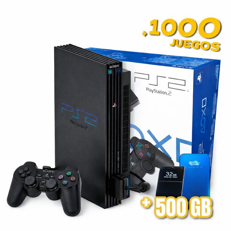 PlayStation 2 / Ps2 Fat Reacondicionado + Disco Duro + Transformador ...