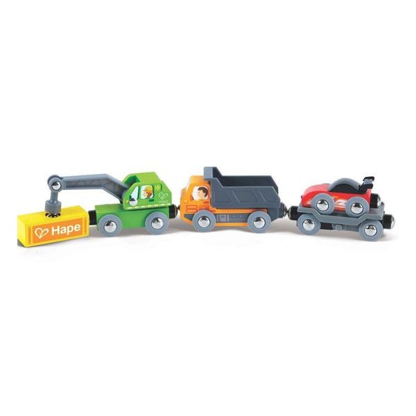 Set de vagones de madera modelo construcción 03 piezas HAPE | Falabella ...