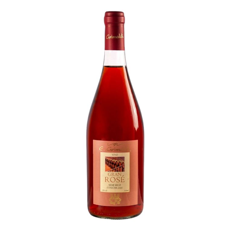 Vino Grimaldi Gran Rose Semi Seco 750 ml Cosecha 2025 Chincha GENERICO ...
