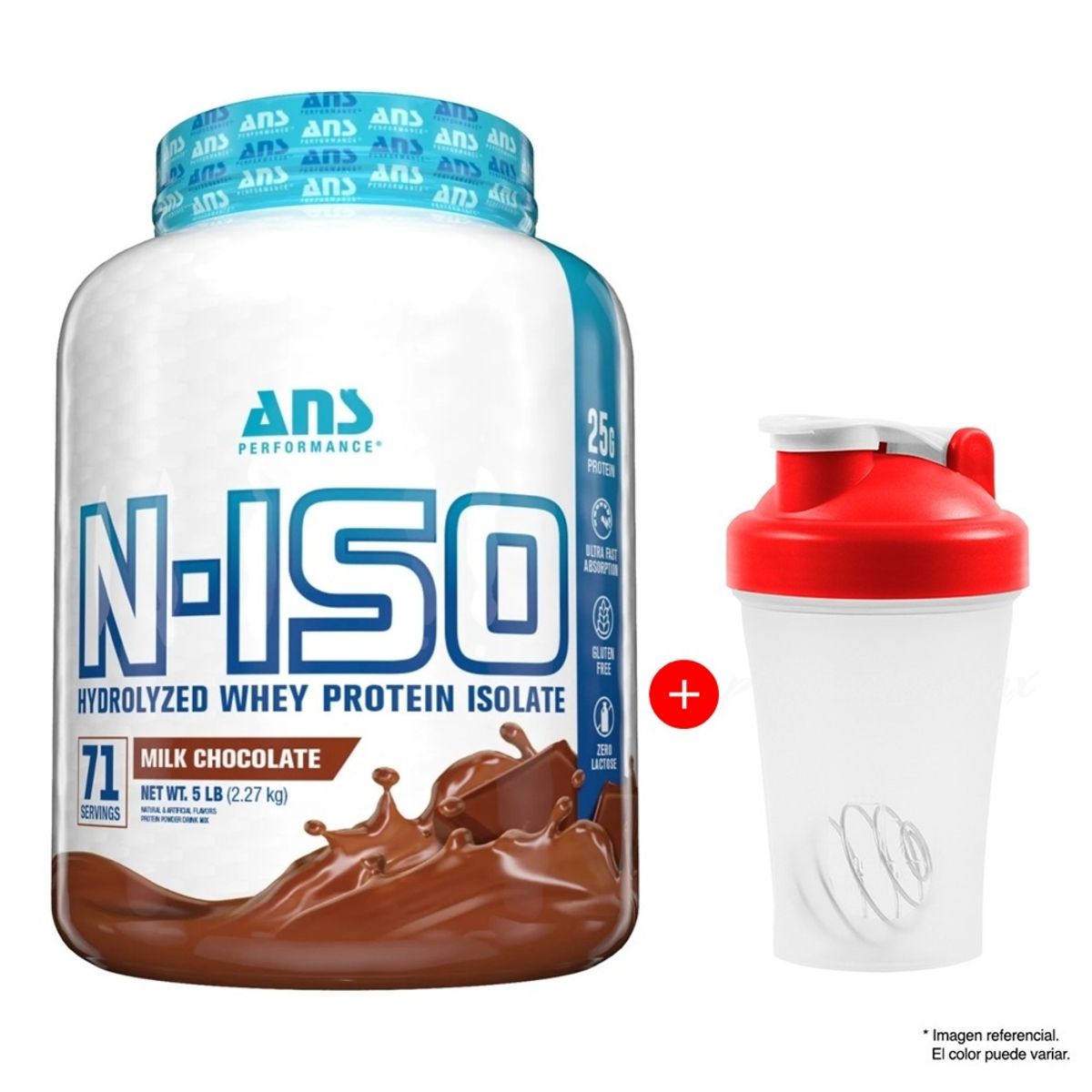 Proteína Ans Performance N-ISO WHEY PROTEIN ISOLATE 2.27 Kg Chocolate ...