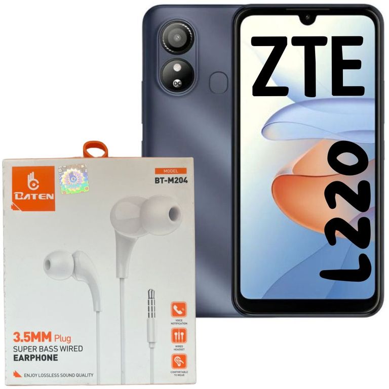 ZTE Blade L220 32GB 1GB Azul + AUDIFONOS BATEN | Sodimac Perú
