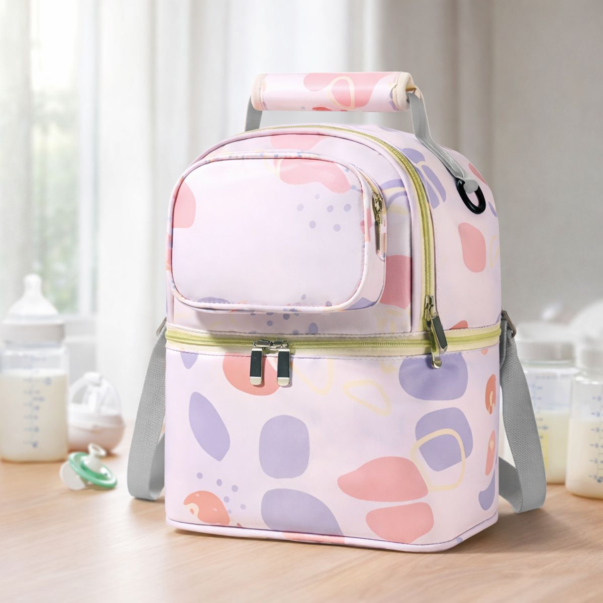 Cooler Bag Materna 3 en 1 Lonchera Térmica Conservador de Alimentos y ...