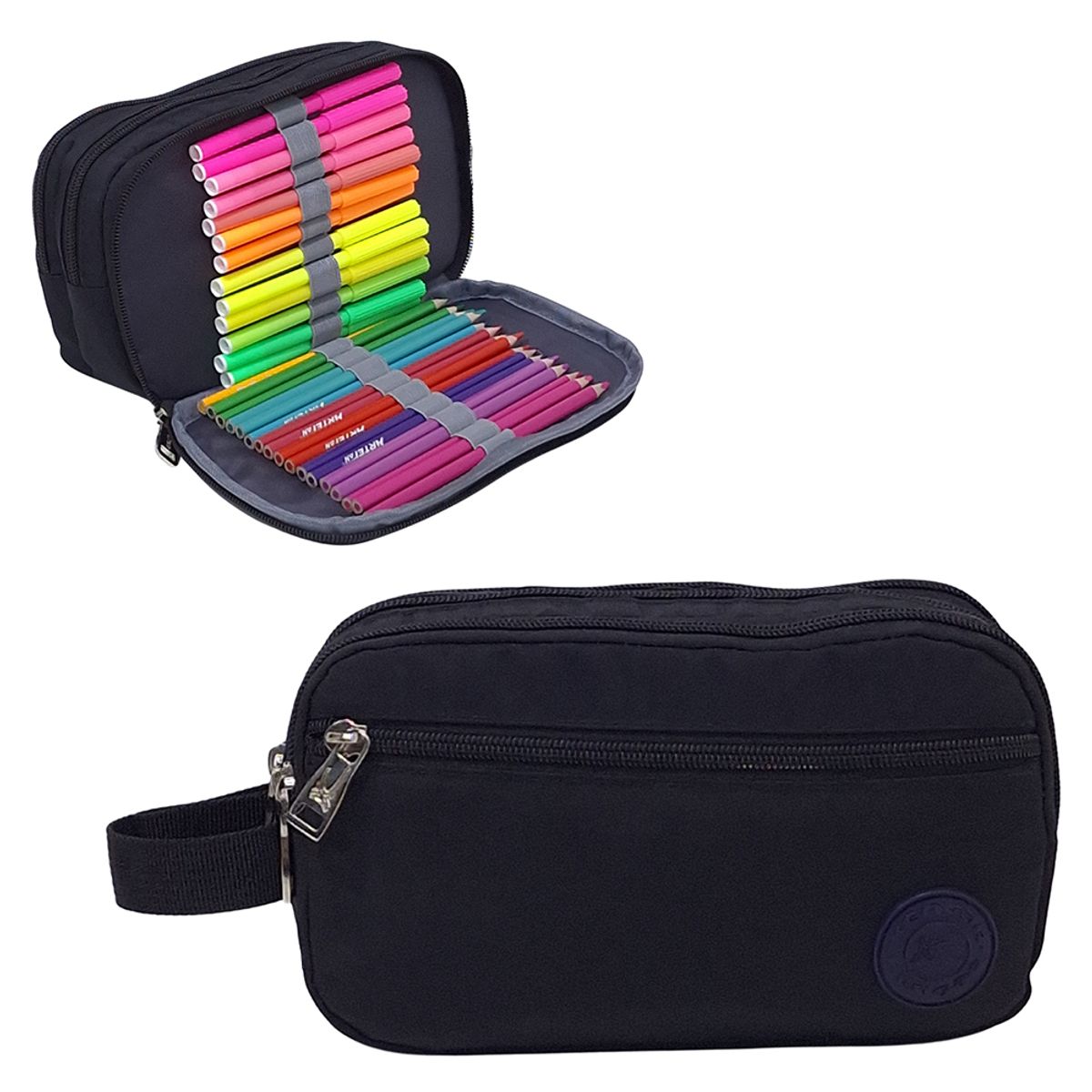 Cartuchera Organizadora Kengar Modelo Star - Negro KENGAR | falabella.com