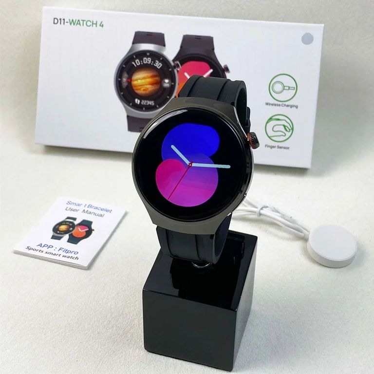 Smartwatch D11 Watch 4 Pro 1.52" Negro - Llamadas Bluetooth y Monitoreo ...
