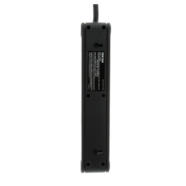 REGLETA FORZA POWER STRIP 120/240V X 6 NEGRO FORZA | falabella.com