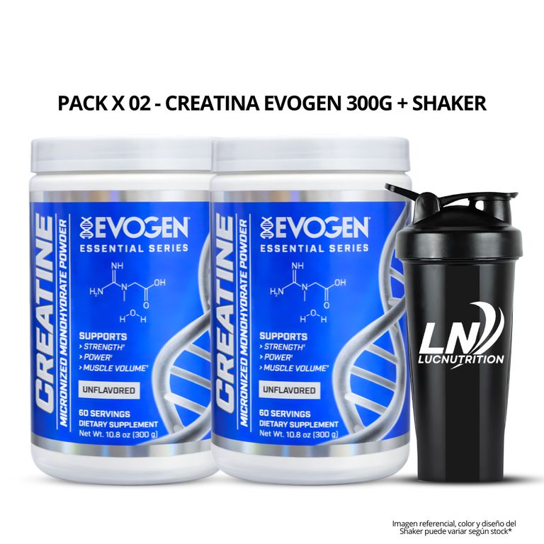 PACK X 02 - Creatina Evogen 300 g - Creatina Micronizada y ...
