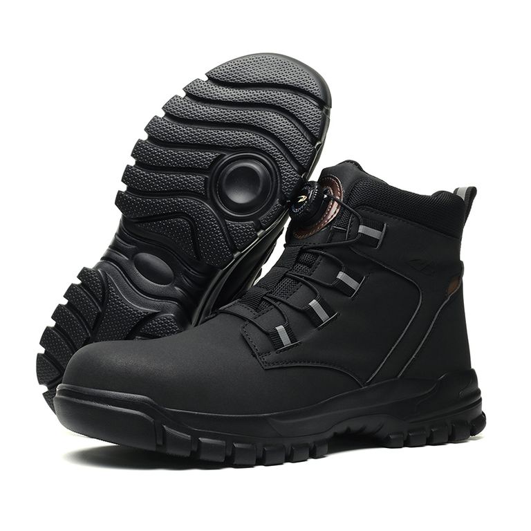 Botas de Seguridad Unisex Negro DANWEILE | Falabella Perú