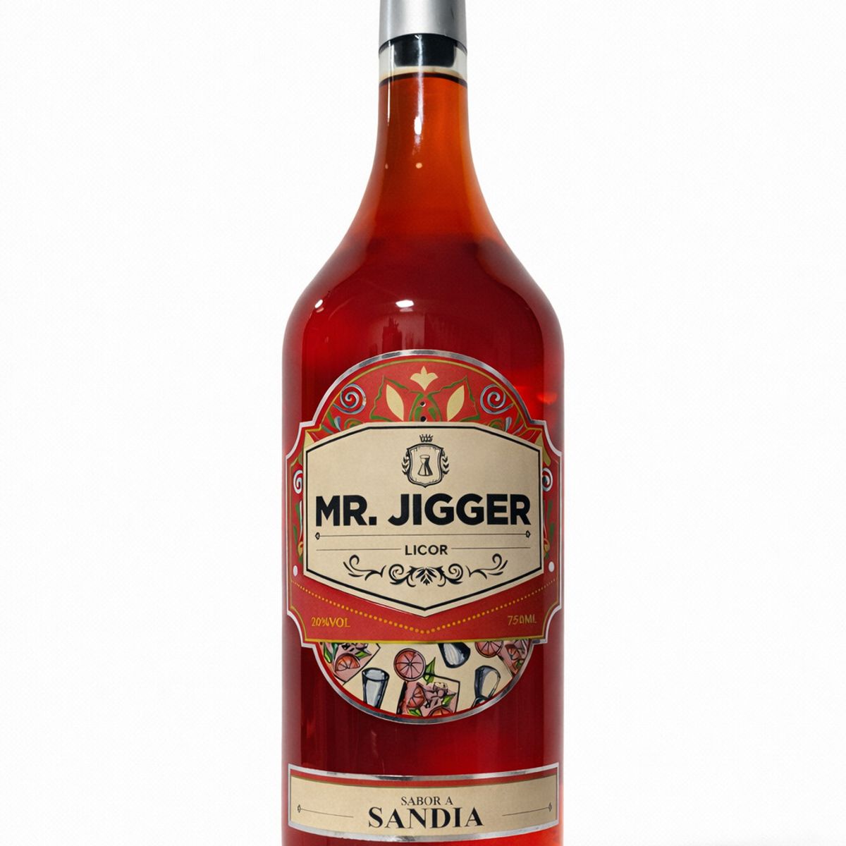 Licor MR JIGGER Sandia Botella 750ml GENERICO | Falabella Perú