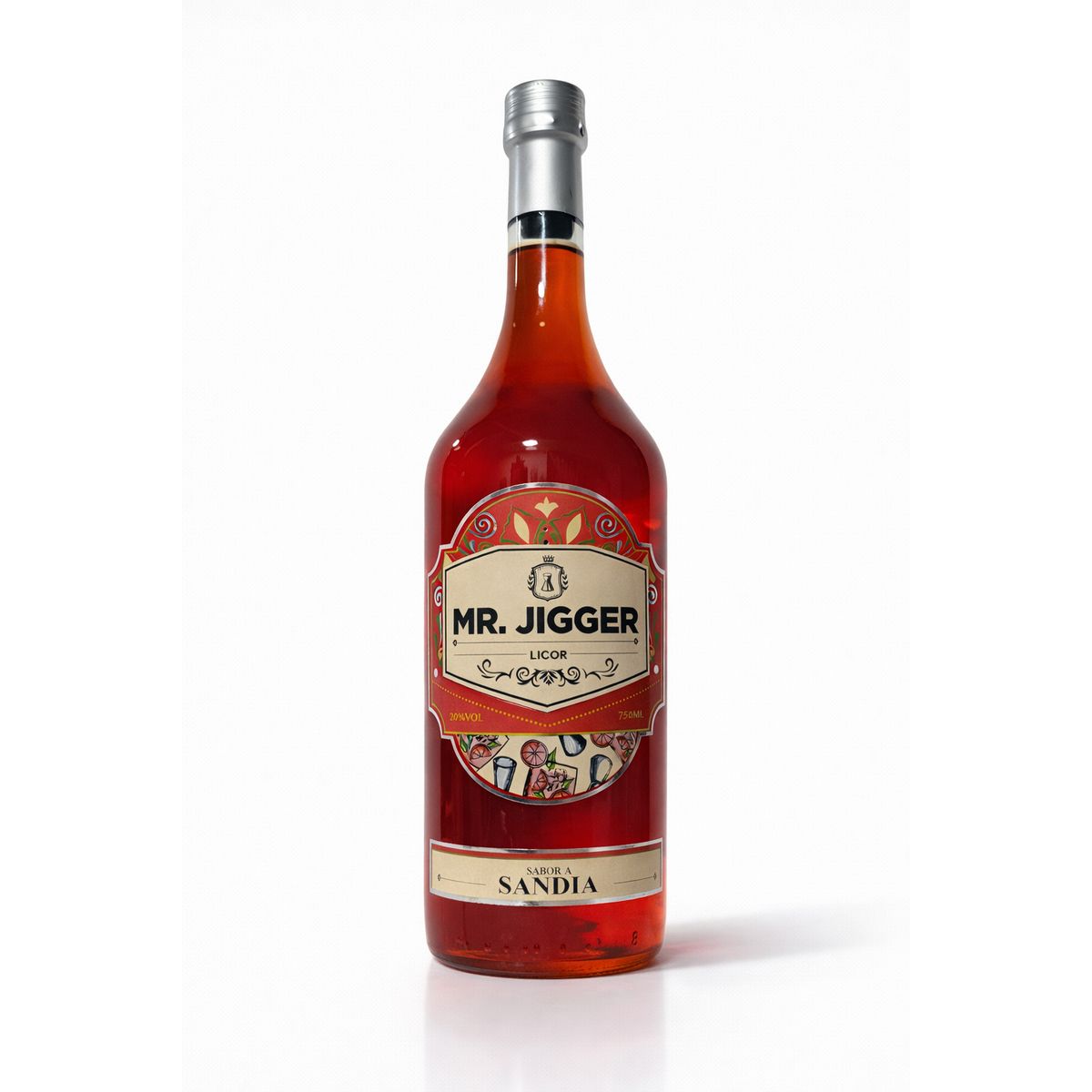 Licor MR JIGGER Sandia Botella 750ml GENERICO | Falabella Perú