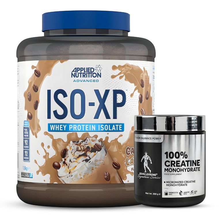 Iso XP 1.8 KG Proteina Isolatada - Café Latte + Creatina Kevin Levrone ...