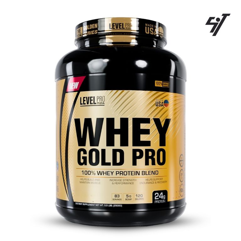 WHEY GOLD PRO 5.5LBS CHOCOLATE+DIABOLUS 28 SACHETS Level Pro ...