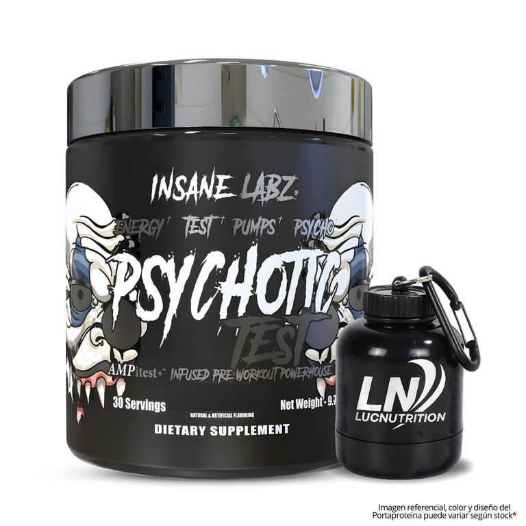 Psychotic Test 30 servicios / Pre-entreno con Precursor de testosterona ...