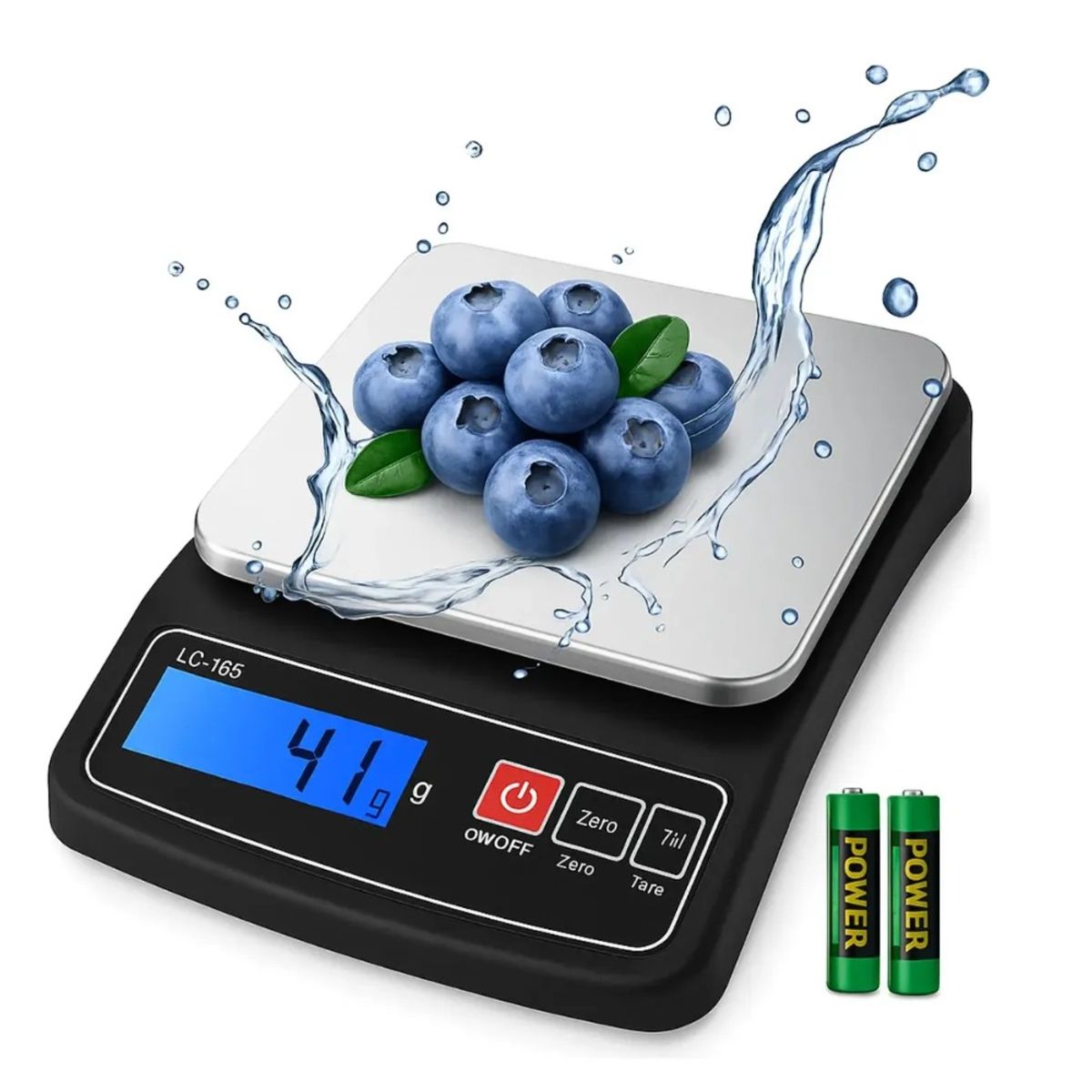 Balanza Digital Cocina 5kg Alta Precisión Acero Inoxidable GENERICO ...