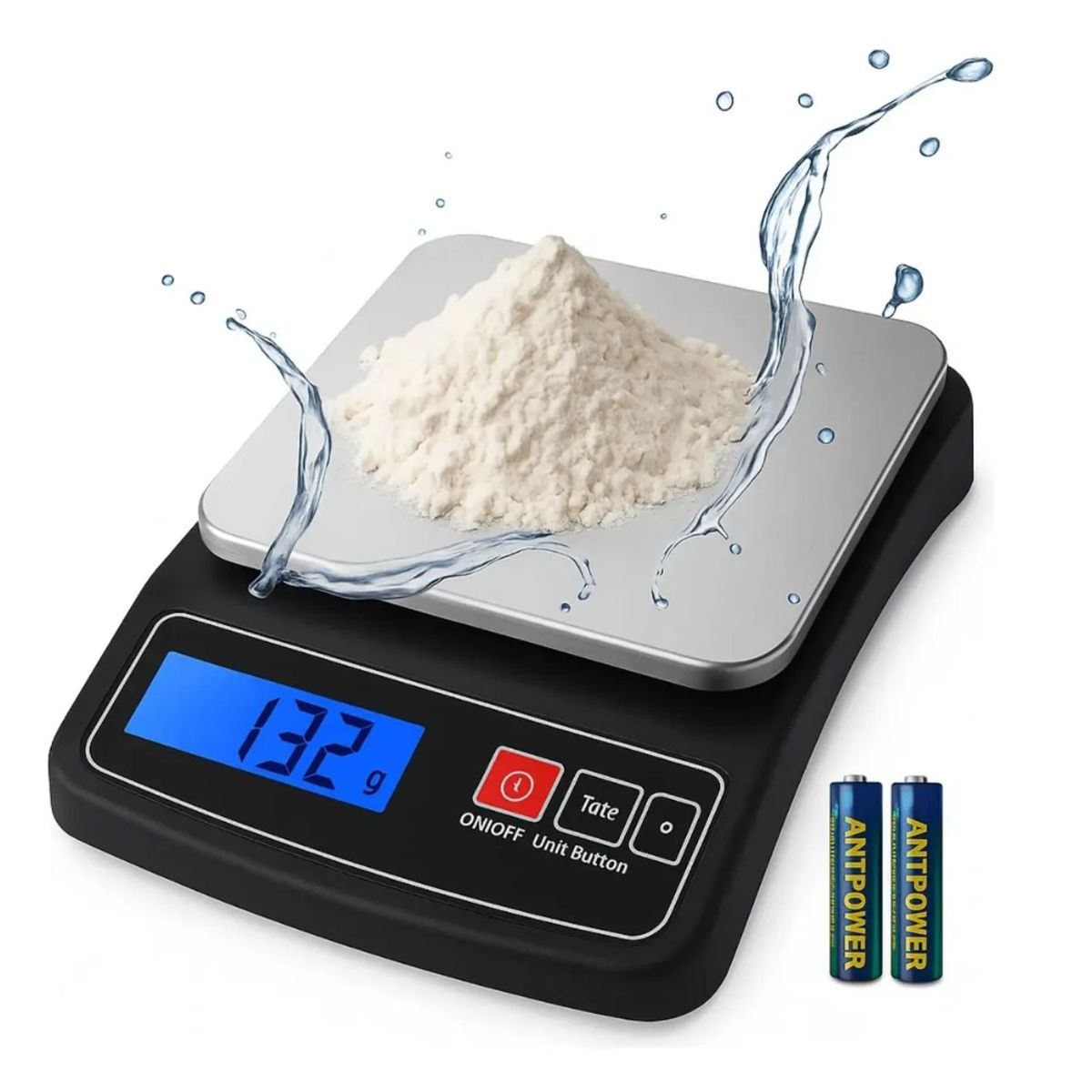 Balanza Digital Cocina 5kg Alta Precisión Acero Inoxidable GENERICO ...