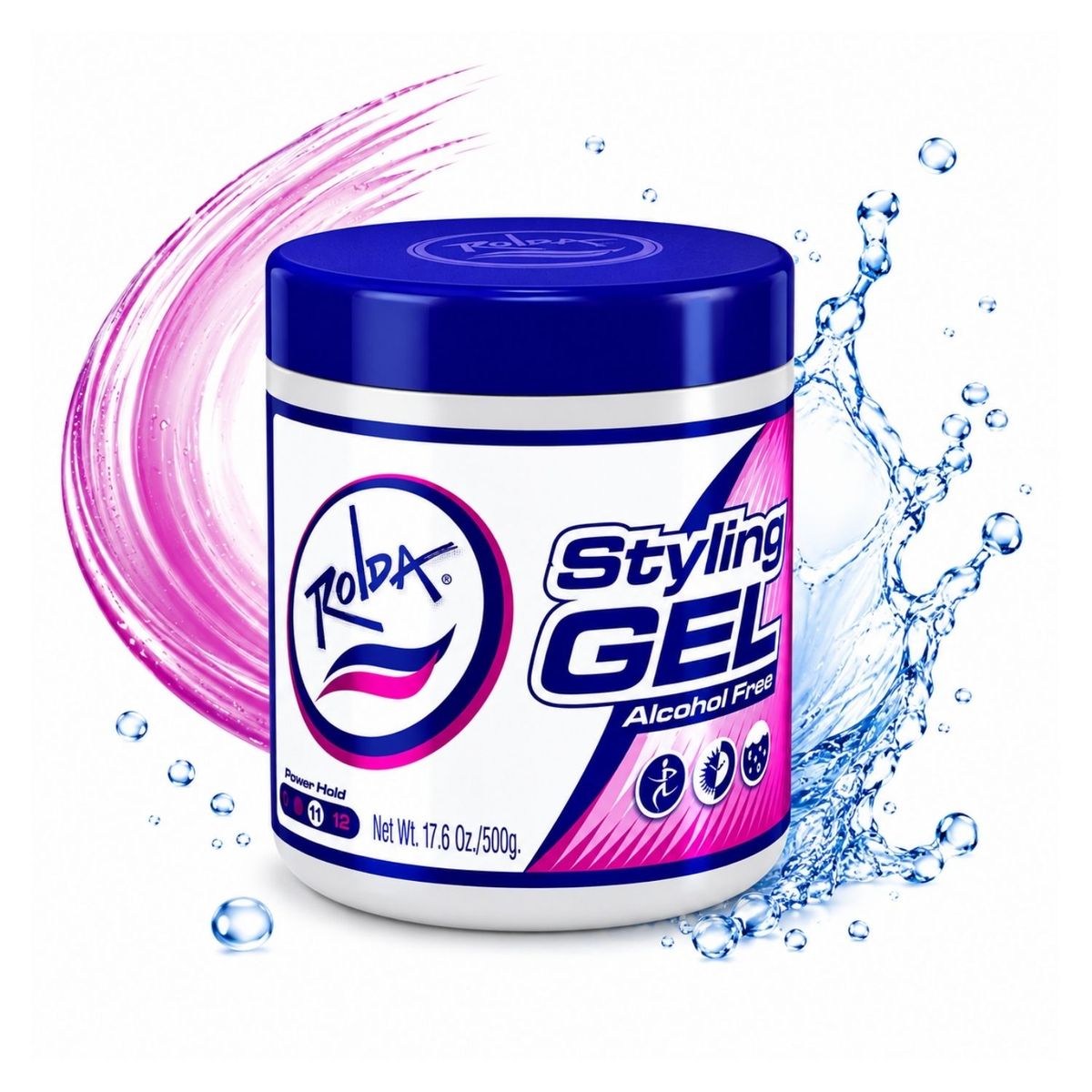 Gel Fijador Fuerte Blanco Sin Alcohol 1000 gr - ROLDA GENERICO ...