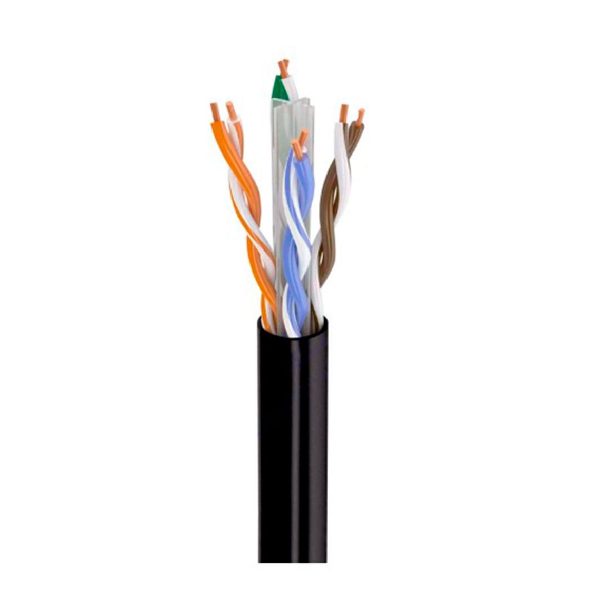 CABLE SATRA SOLIDO U-UTP-PE CAT6 23AWG OUTDOOR 305 MTS l PN 202043010 ...