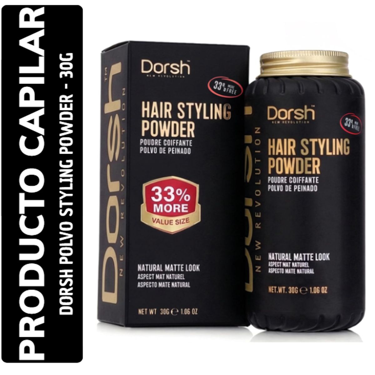 Dorsh Polvo Styling Powder Matte 30G GENERICO | Falabella Perú