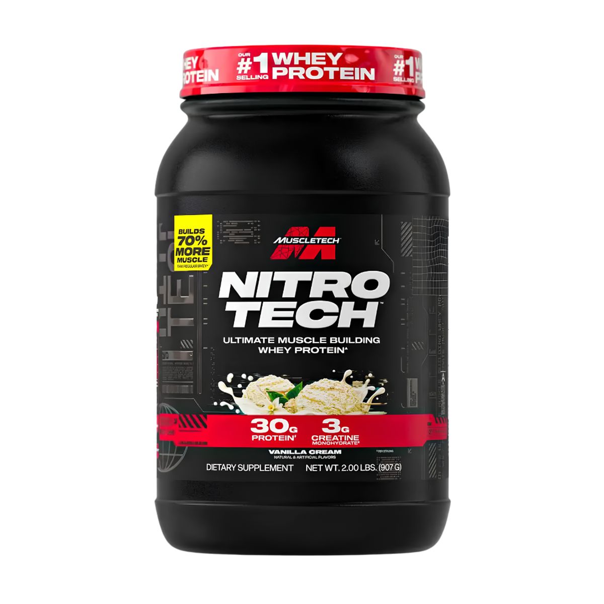 Nitrotech Whey Protein - Proteina Nitrotech Performance 2 LB - Vainilla ...