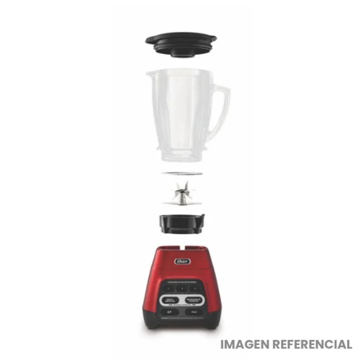 Licuadora Reversible Oster BLSTPYG1310-RBG Roja con Vaso Blend-N-Go 1 ...
