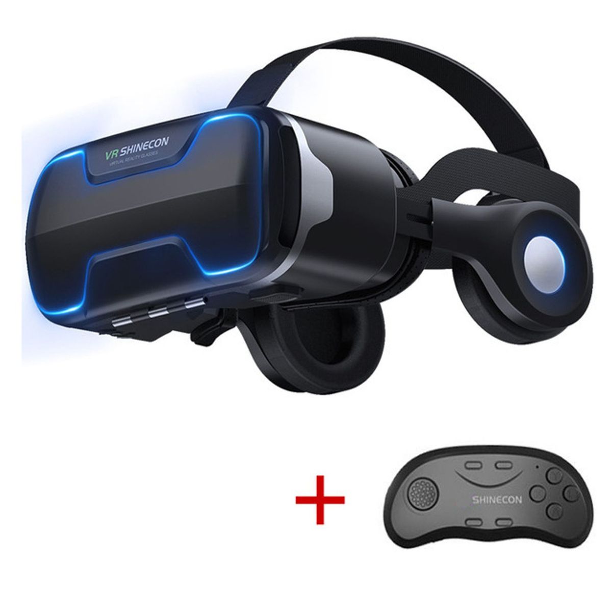 Lentes De Realidad Virtual 3D gafas VR Box + Controlador TIOZONEY ...