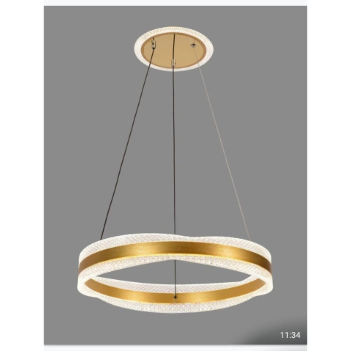 Lámpara de techo led aro dorado 3 luces GENERICO | Falabella Perú