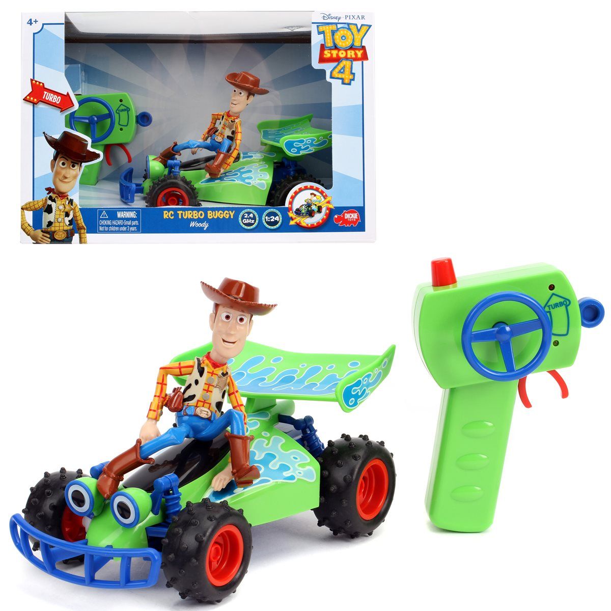 Toy Story Woody & Turbo Buggy 1-24 Scale RC Vehiculo a Control Remoto ...