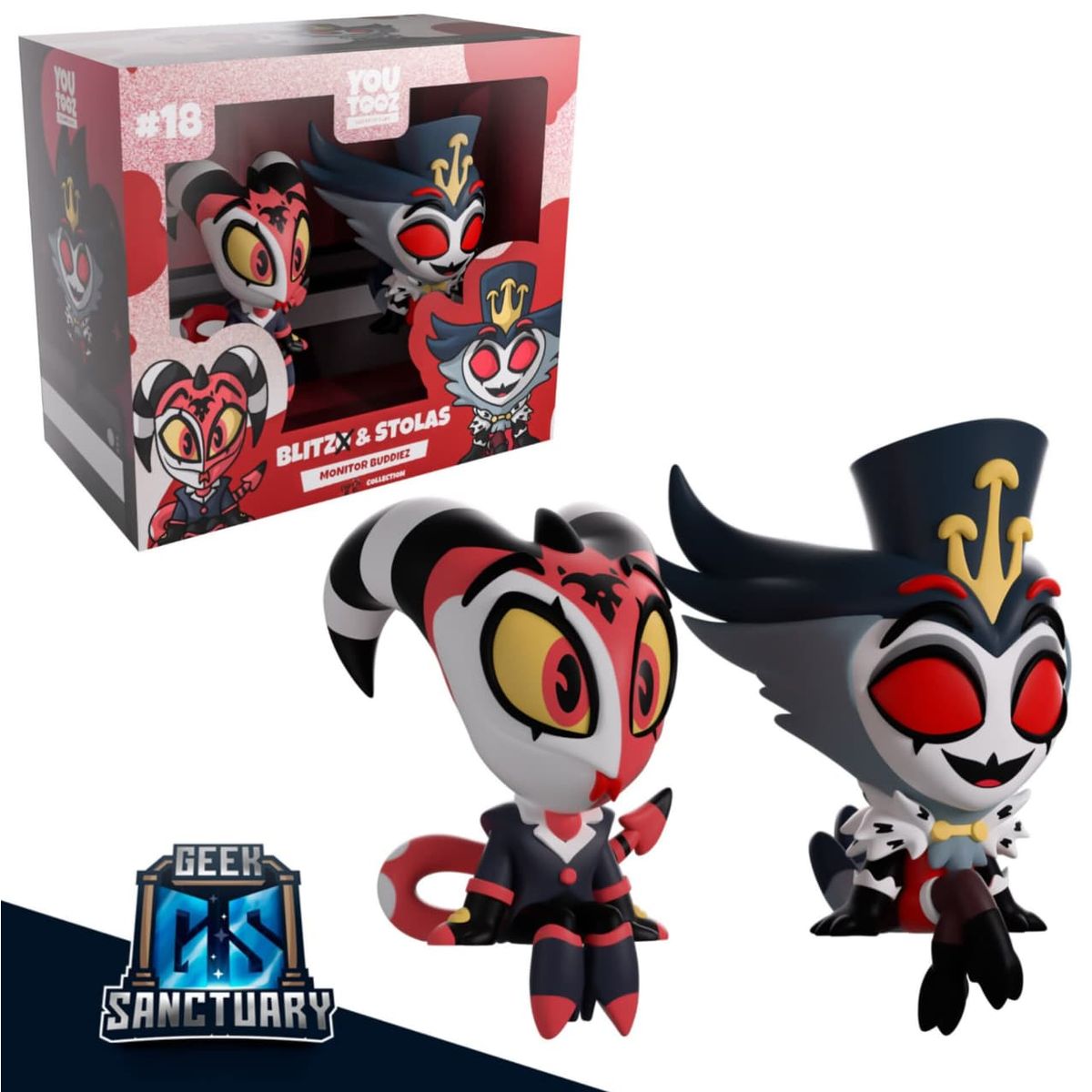 YOUTOOZ 2-PACK MONITOR BUDDIEZ BLITZO Y STOLAS HELLUVA BOSS 18 FUNKO ...