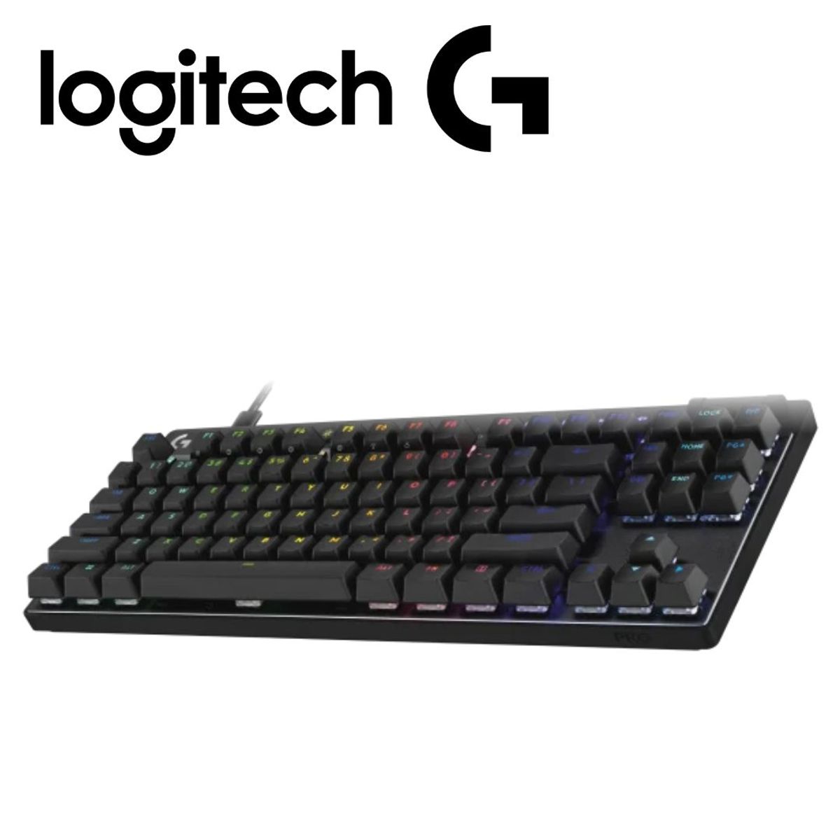 Teclado Logitech Pro X TKL Rapid Análogo Wired USB-C Lightsync RGB ...