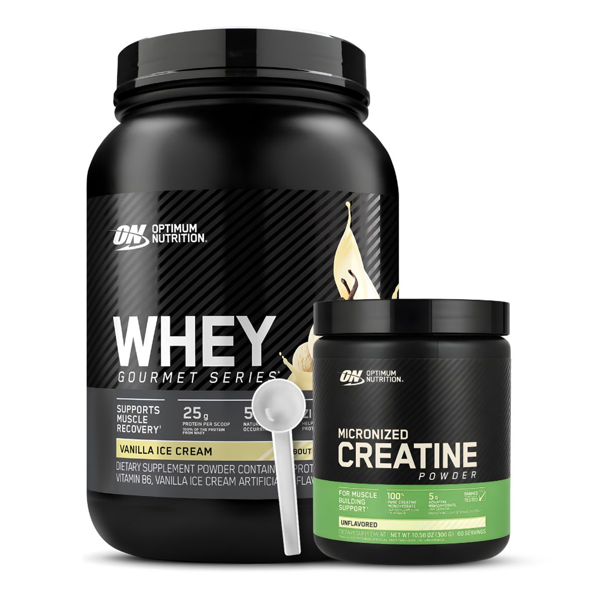 Proteina Whey Gourmet Series 900 G - Vainilla Ice Cream + Creatina ...