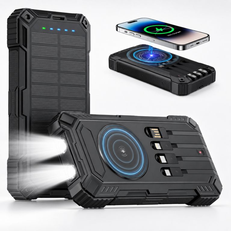 Cargador Solar Portátil 40000mAh Con Carga Ultrarrápida 65W Power Bank ...