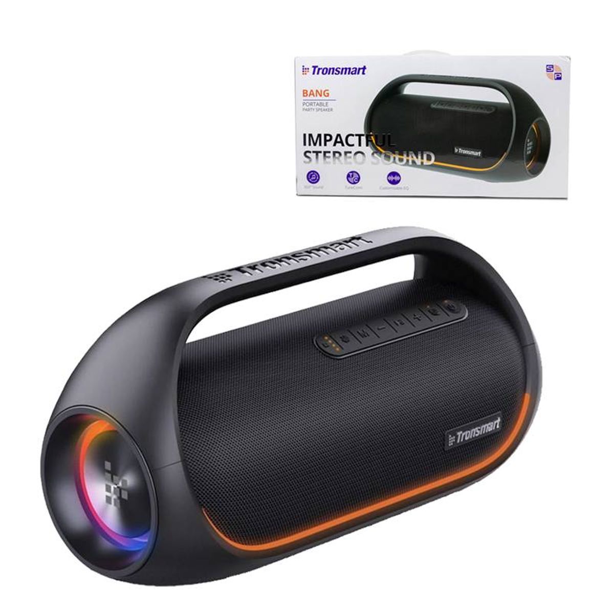 Tronsmart Bang 60W Parlante Inalámbrico NFC / IPX6 / Bluetooth 5.0 ...