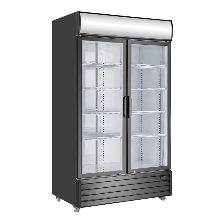 Vitrina Vertical 1100 Lts Negro SC-1000H GELATOR | falabella.com