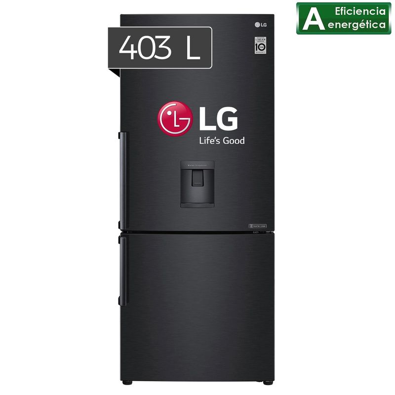 Refrigeradora No Frost Smart ThinQ / Inverter Linear 408L LB41WGT LG ...