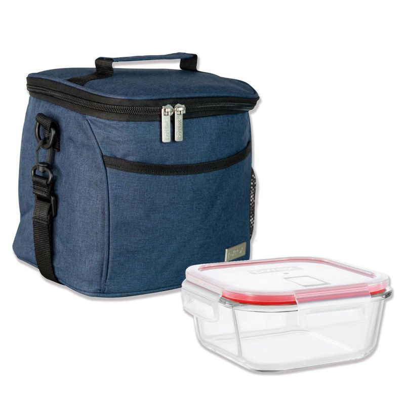 Pyrex Lonchera Ejecutivo con refractario Cuadrado 800 ml PYREX ...