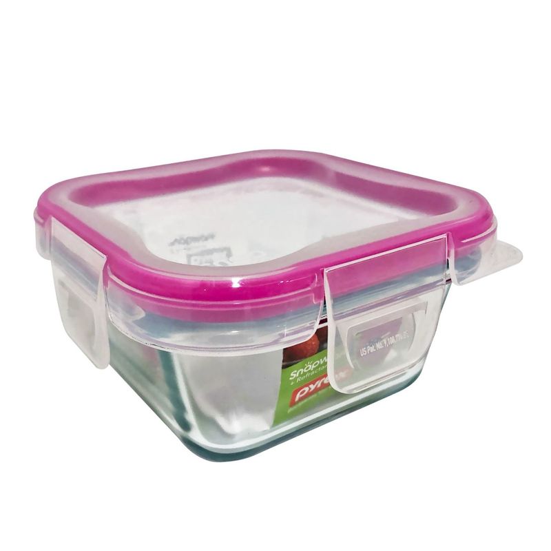 Fuente Snapware Cuadrado con Tapa Plast 236 ml PYREX | falabella.com