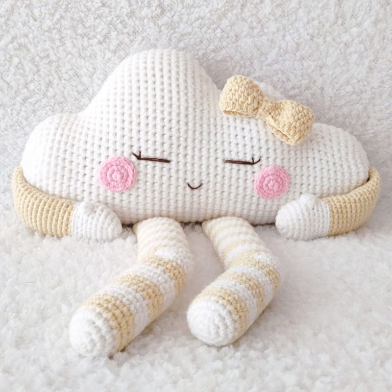 Cojín Peluche Infantil Nube Para Cuna De Bebé BE CRAFTY | falabella.com